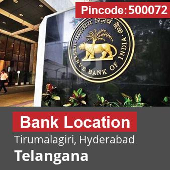 Pincode 500072: Tirumalagiri, Hyderabad, Telangana