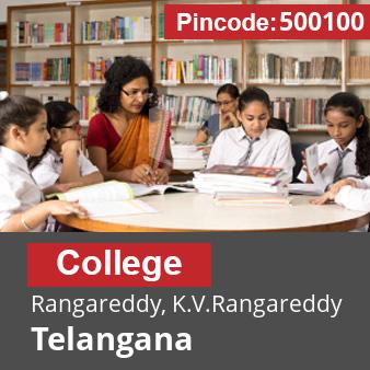 Pincode 500100: Rangareddy, K.V.Rangareddy, Telangana