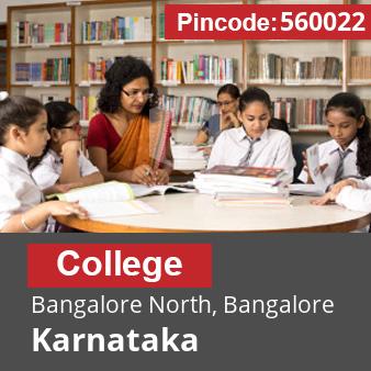 Pincode 560022: Bangalore North, Bangalore, Karnataka