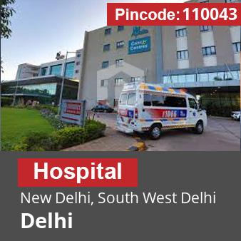 Pincode 110043: New Delhi, South West Delhi, Delhi
