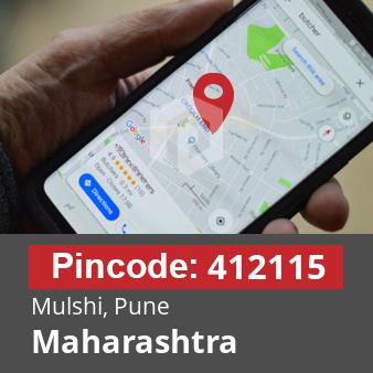 Pincode 412115: Mulshi, Pune, Maharashtra