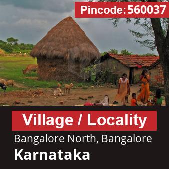 Pincode 560037: Bangalore North, Bangalore, Karnataka